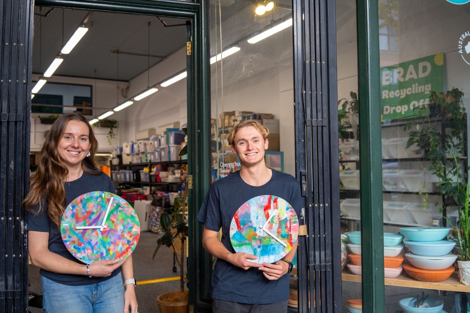 Recycled Plastic Clocks by Banish: Turning Waste Into Time